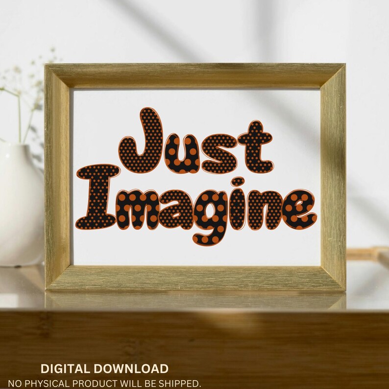 Dark Orange Polka Dot Digital Alphabet Set, Printable PNG Font Alpha ...