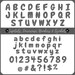 Metal Screws Digital Alphabet Set, Printable PNG Alpha Pack Design ...