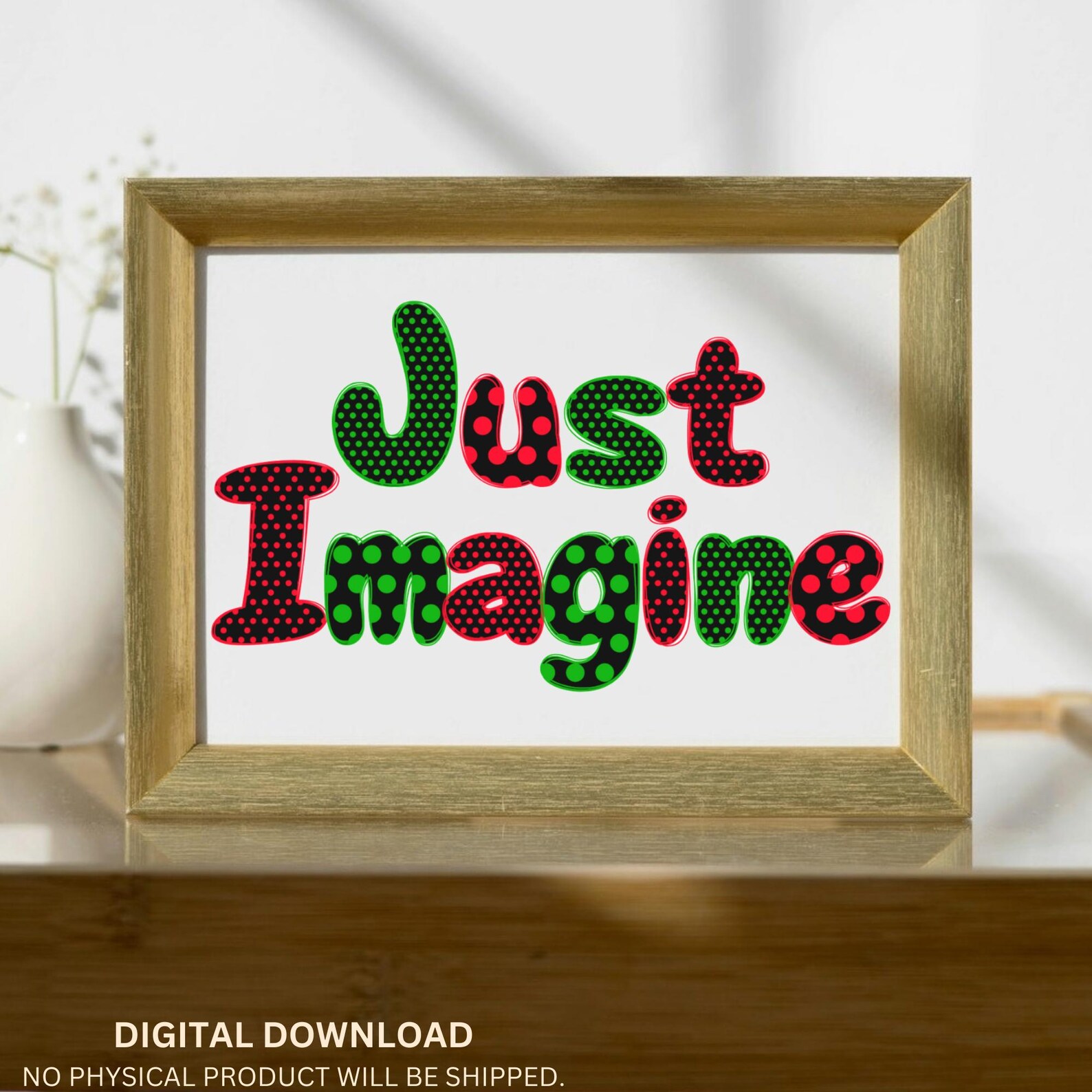 Christmas Polka Dots Digital Alphabet Set, Printable PNG Font Alpha ...