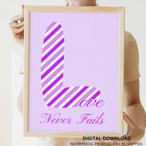 Bright Candy Stripe Digital Alphabet Set, Printable PNG Alpha Pack ...