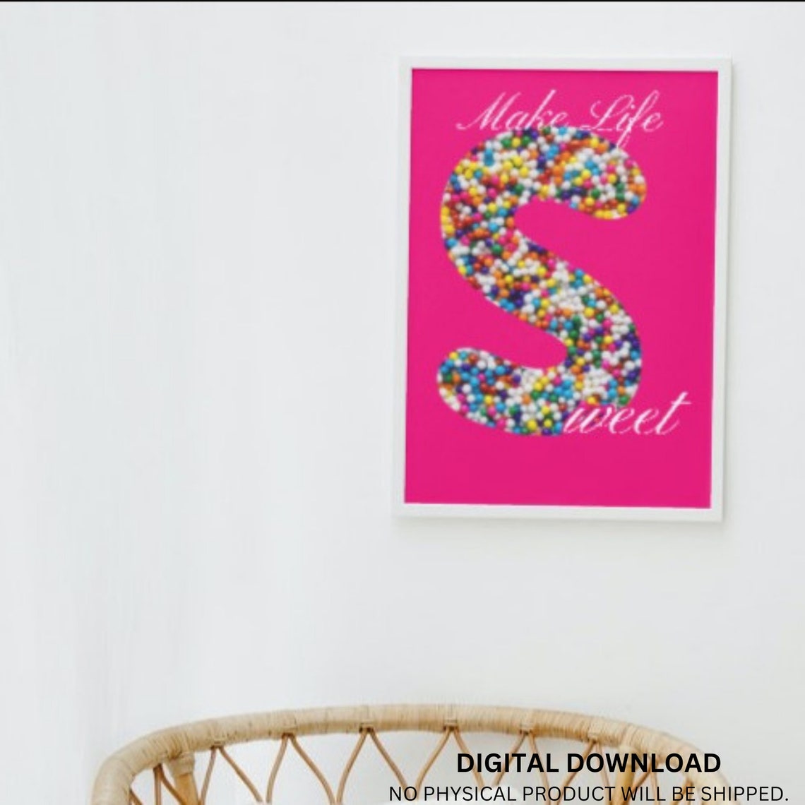 Sprinkles Digital Alphabet Set, Printable PNG Alpha Pack Design, Doodle ...