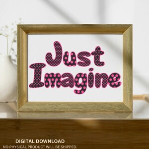 Neon Pink Polka Dots Digital Alphabet Set, Printable PNG Alpha Pack ...
