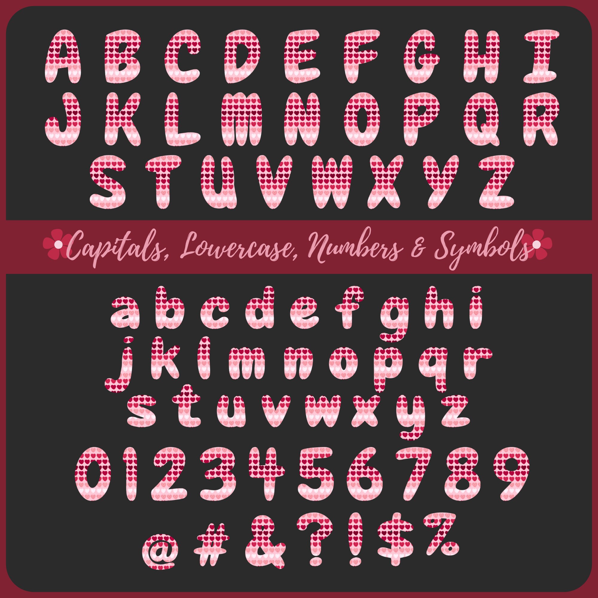 Digital Alphabet Set, Printable PNG Alpha Pack Design, Doodle Clipart ...