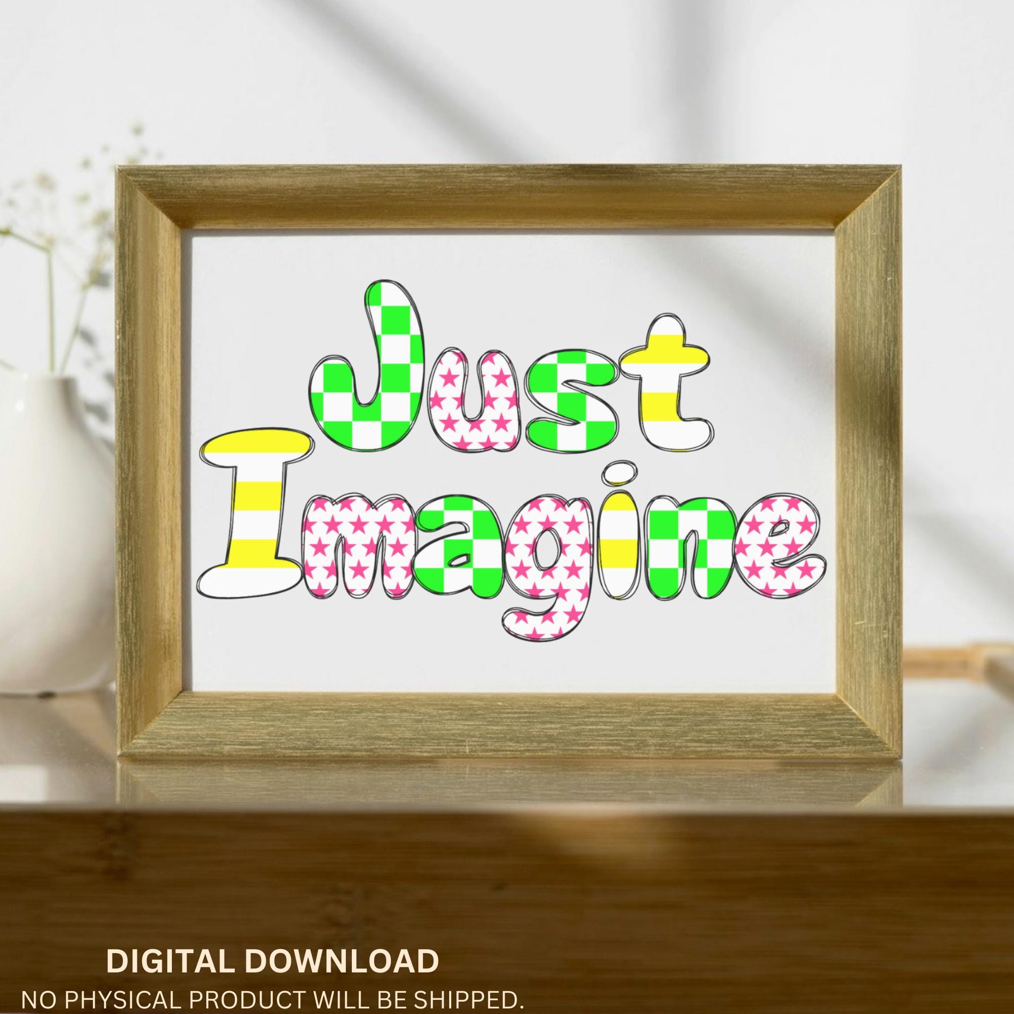Checkers & Stars Digital Alphabet Set, Printable PNG Font Alpha Pack ...