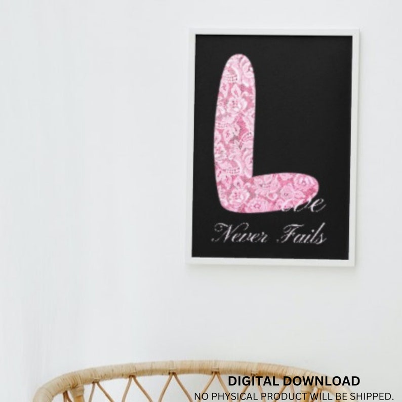 Pink Lace Digital Alphabet Set, Printable PNG Alpha Pack Design, Doodle ...