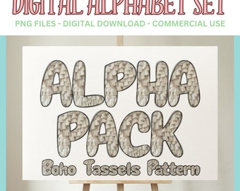 Confetti Digital Alphabet Set, Printable PNG Alpha Pack Design, Doodle ...