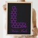 Purple Polka Dots Digital Alphabet Set, Printable PNG Alpha Pack Design ...