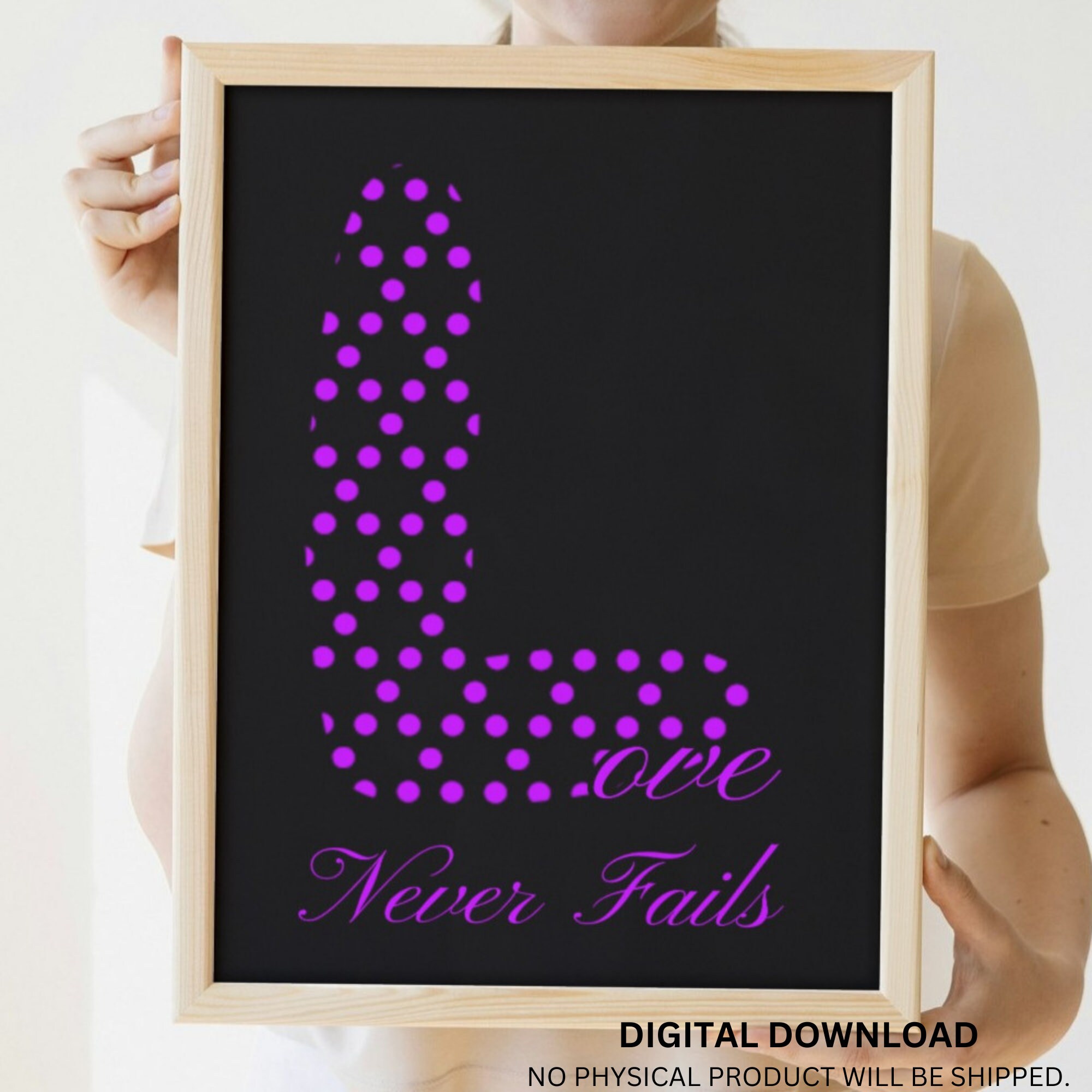 Purple Polka Dots Digital Alphabet Set, Printable PNG Alpha Pack Design ...