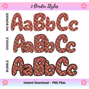 Paw Prints Digital Alphabet Set, Printable PNG Alpha Pack Design ...