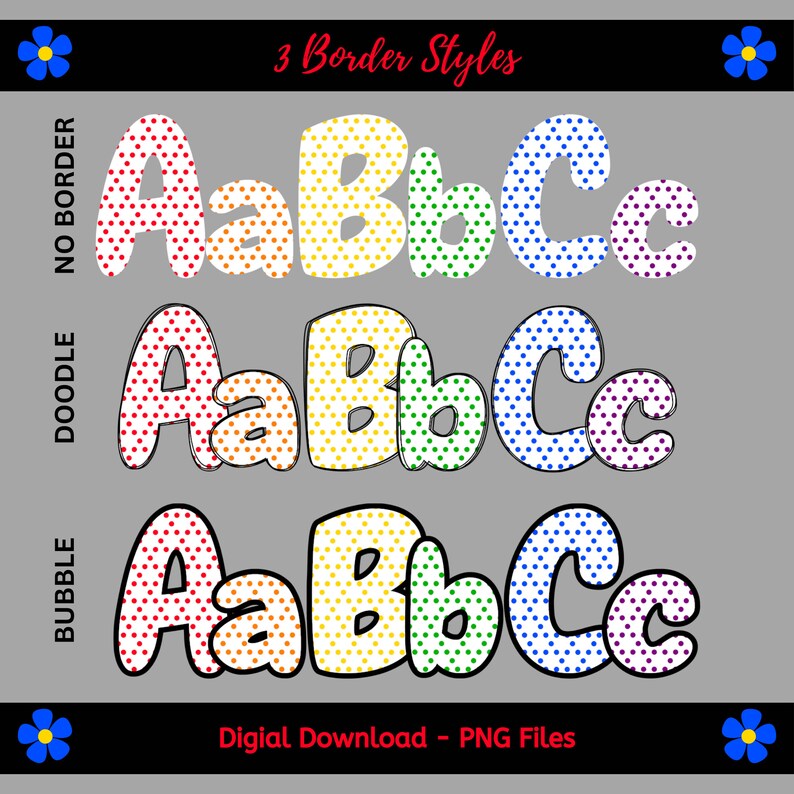 Rainbow Crosshatch Digital Alphabet Set, Printable PNG Alpha Pack ...