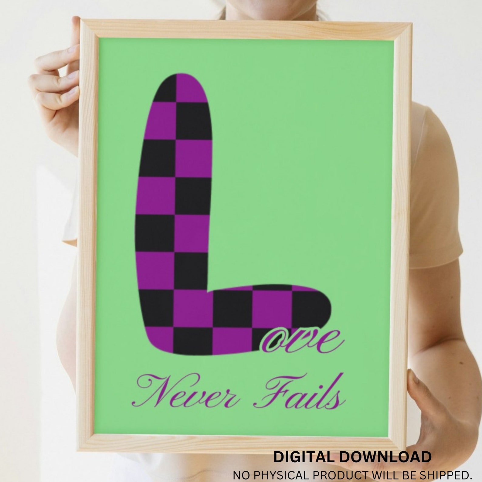 Rainbow Checkers Digital Alphabet Set, Printable PNG Alpha Pack Design ...