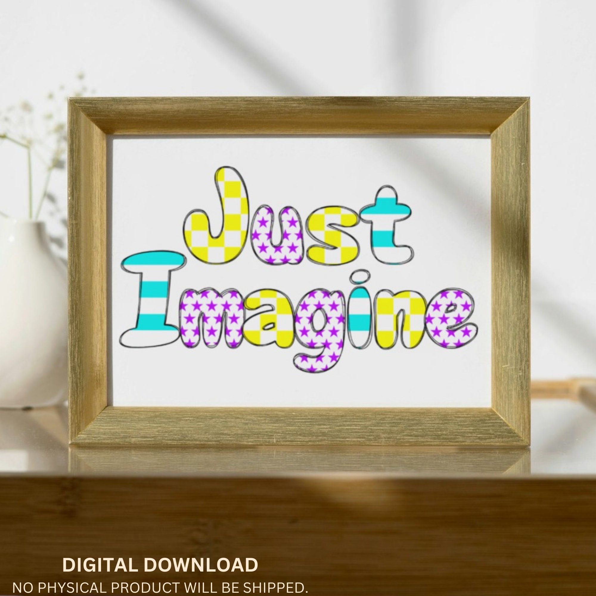 Checkers & Stars Digital Alphabet Set, Printable PNG Alpha Pack Design ...