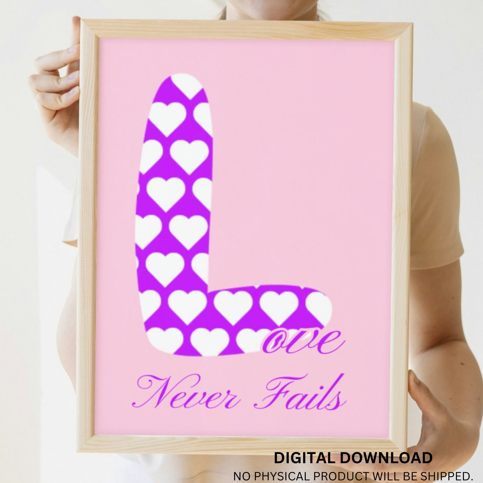 Bright Hearts Digital Alphabet Set, Printable PNG Alpha Pack Design ...