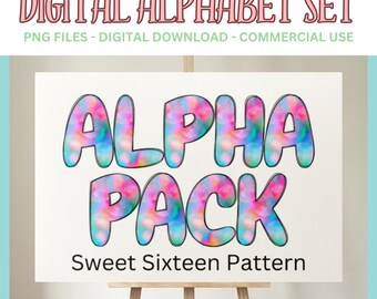 Gold Stripe Digital Alphabet Set, Printable PNG Alpha Pack Design ...