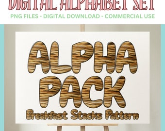 Overflowing Liquid Digital Alphabet Set, Printable PNG Alpha Pack ...