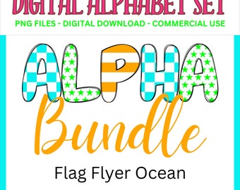 Boho Tassels Digital Alphabet Set, Printable PNG Alpha Pack Design ...