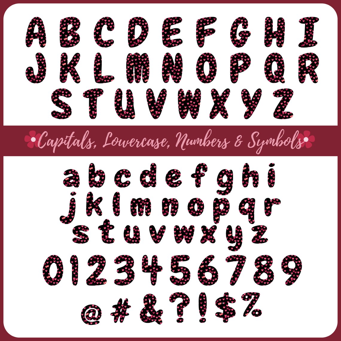 Digital Alphabet Set, Printable PNG Alpha Pack Design, Doodle Clipart ...