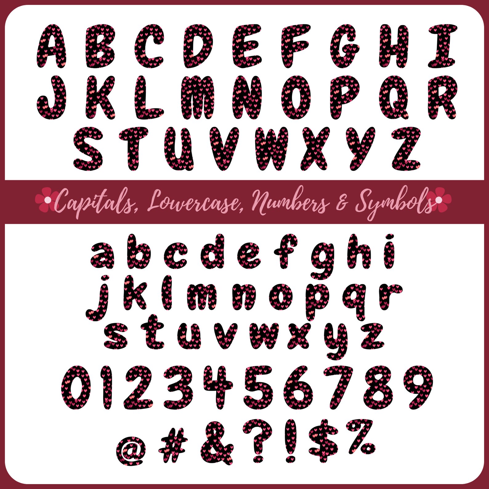 Digital Alphabet Set, Printable PNG Alpha Pack Design, Doodle Clipart ...