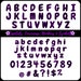Purple Polka Dots Digital Alphabet Set, Printable PNG Alpha Pack Design ...
