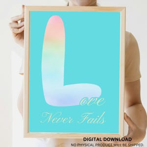 Pastel Rainbow Digital Alphabet Set, Printable PNG Alpha Pack Design ...