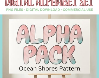 Purple Polka Dots Digital Alphabet Set, Printable PNG Alpha Pack Design ...