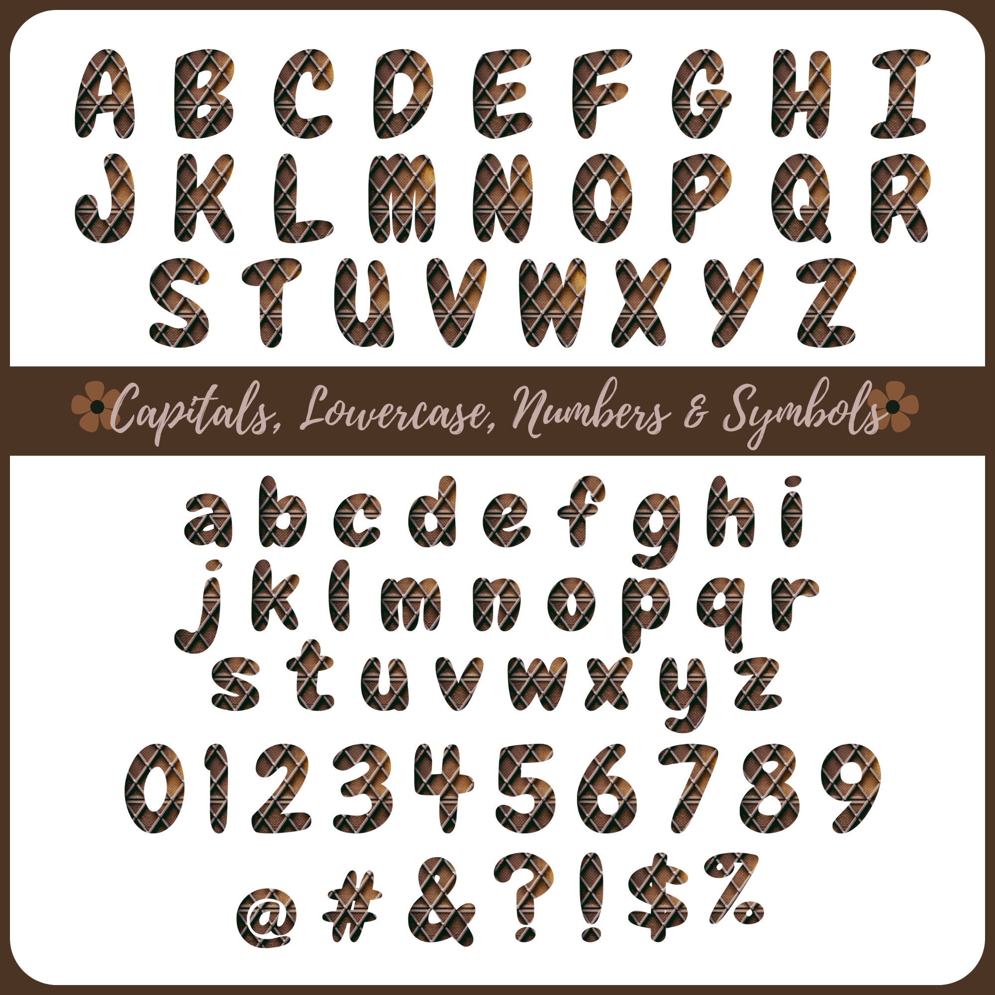 Window Lattice Digital Alphabet Set, Printable PNG Alpha Pack Design ...