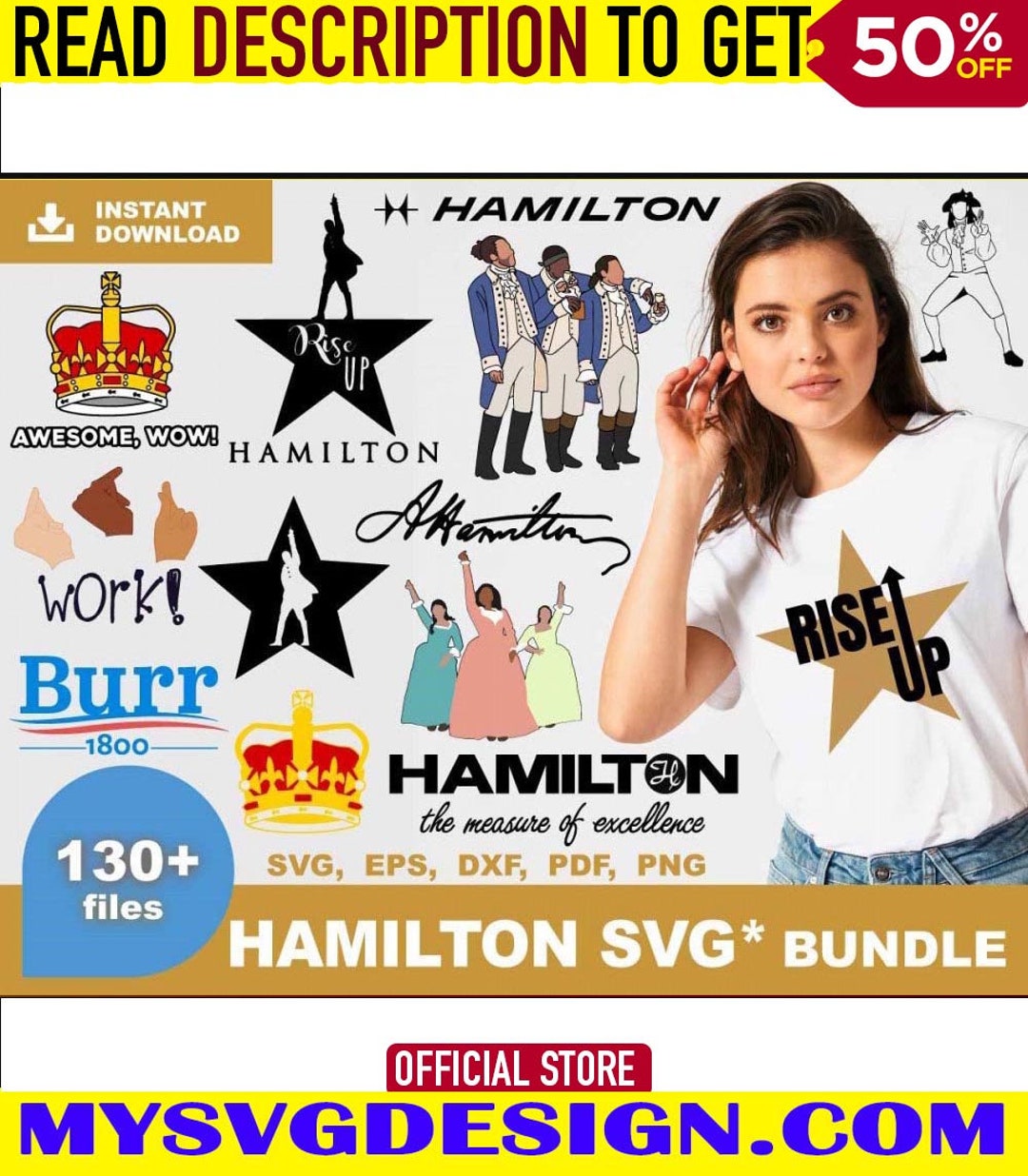 130 Hamilton Clipart,vector,pdf,eps,sticker Decal Vinyl,hamilton Star ...