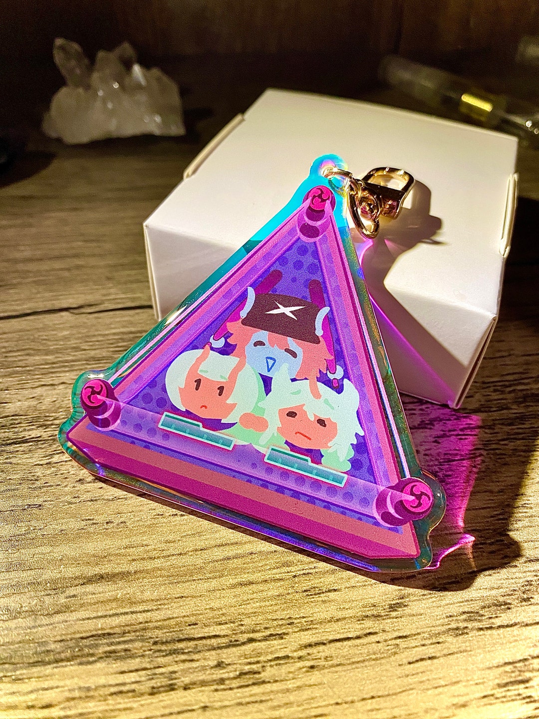 Omega Strikers - Demon Drive Bonding Time Keychain - Etsy