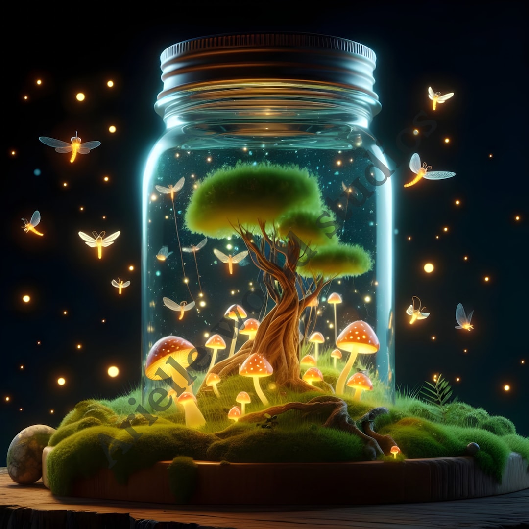 Fairy Jar Clipart, Mason Jar, Fairy Clipart, Magical Jar, Commercial ...