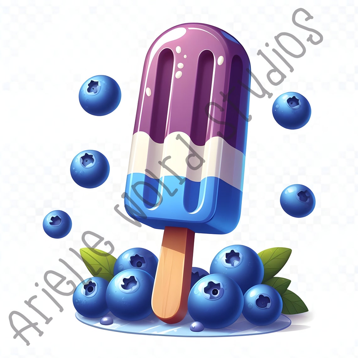 Summer Fruit Popsicle Clipart, Creamsicle, Summertime Clipart ...