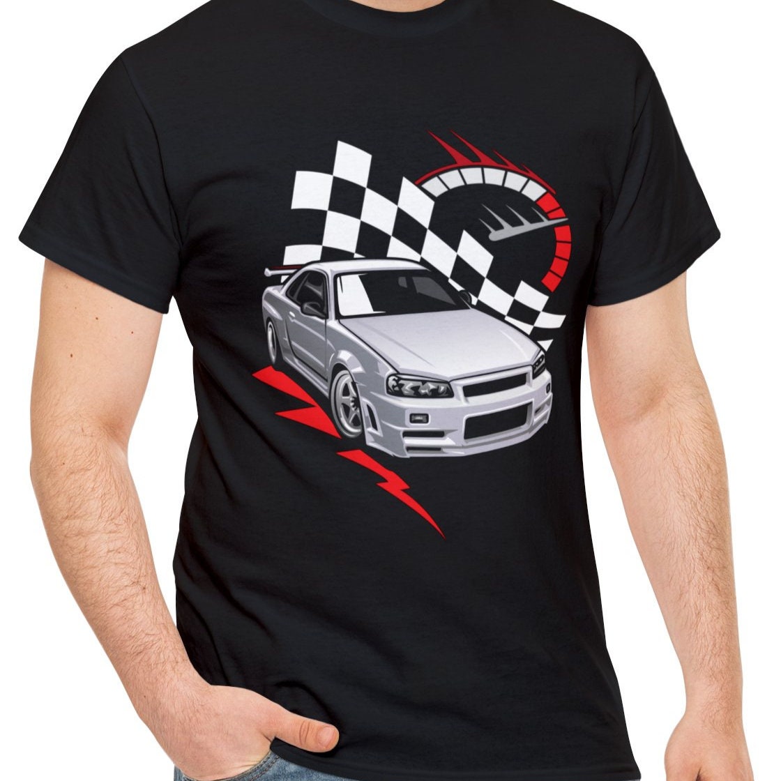 Nissan Gtr R34 Tshirt, R34 Skyline, Paul Walker, Car Enthusiast Tshirt ...