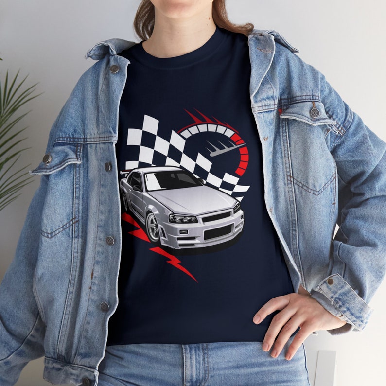 Nissan Gtr R34 Tshirt, R34 Skyline, Paul Walker, Car Enthusiast Tshirt ...