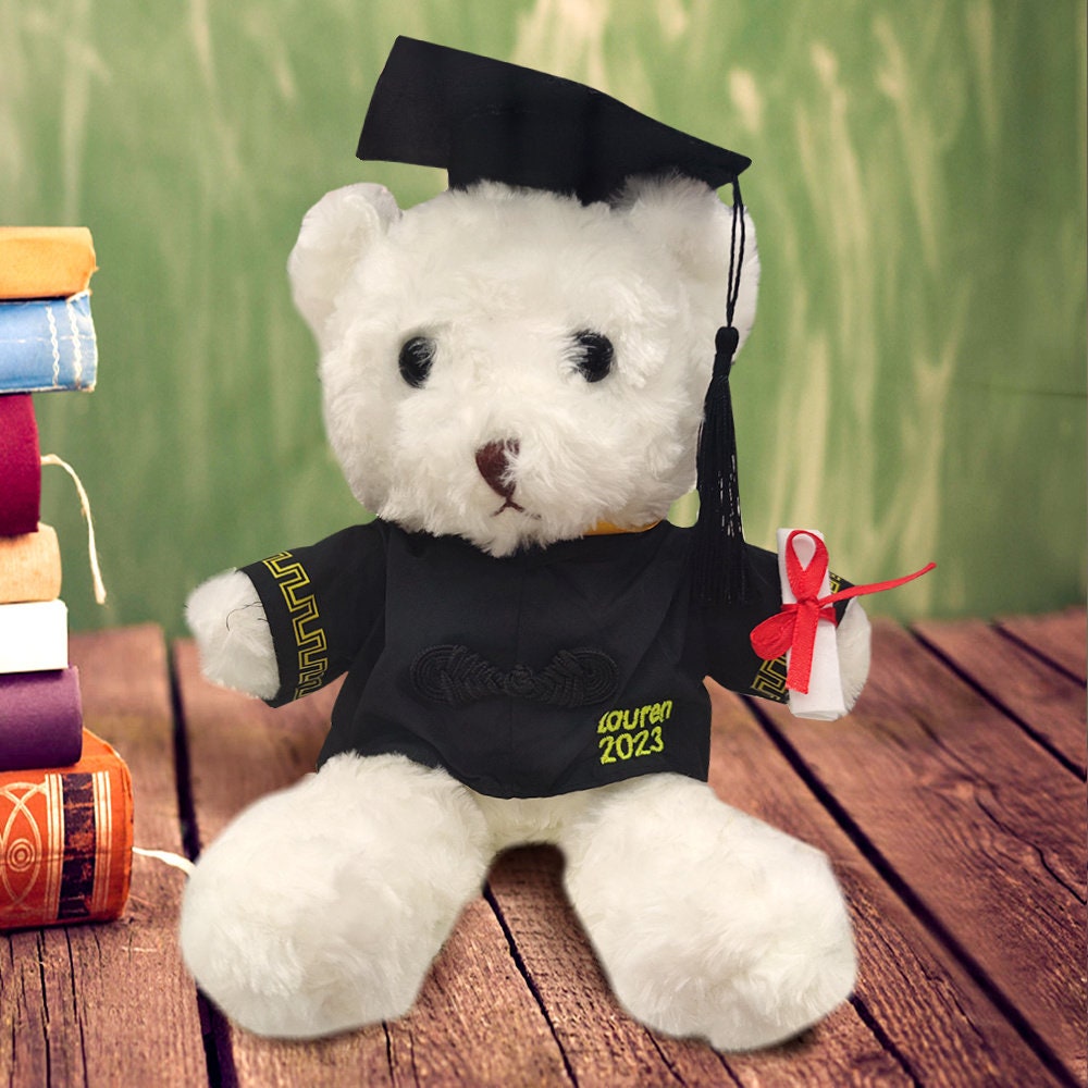 Custom and Personalized Graduation Bear Plush Stuffed Animal Bear for ...