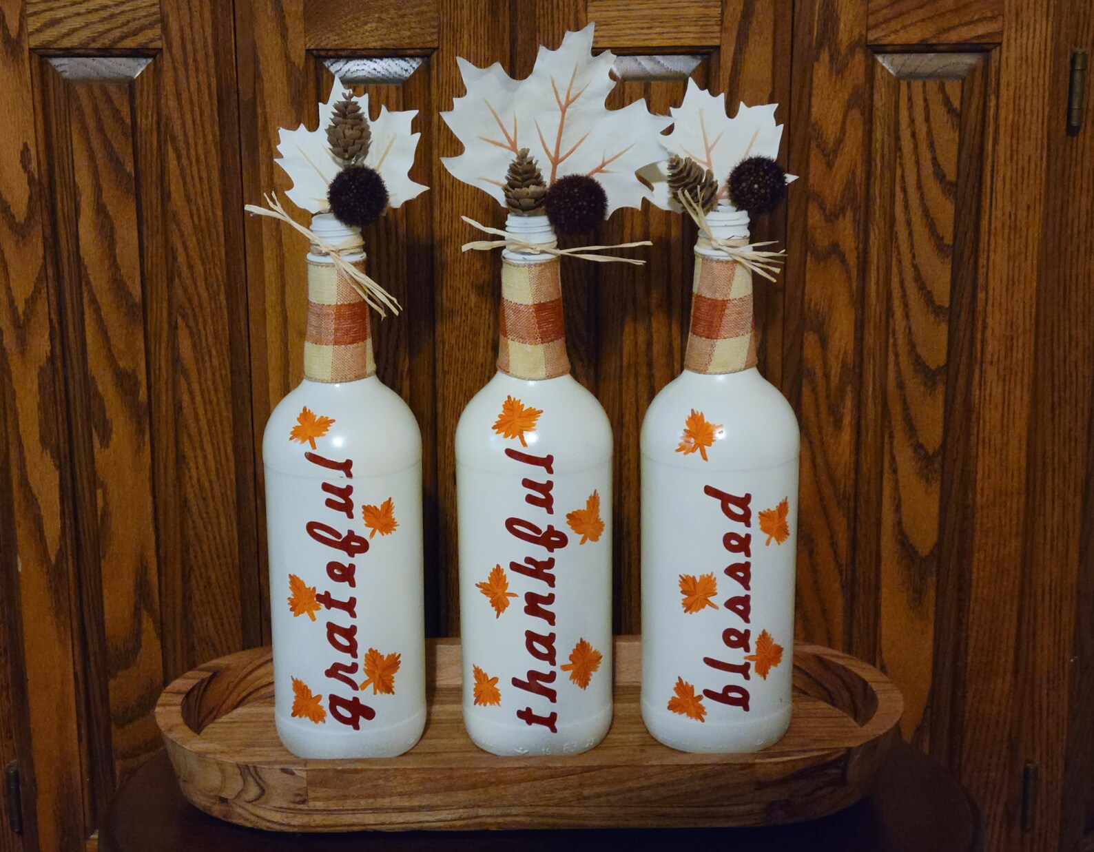 Grateful, Thankful, Blessed Centerpiece - Etsy