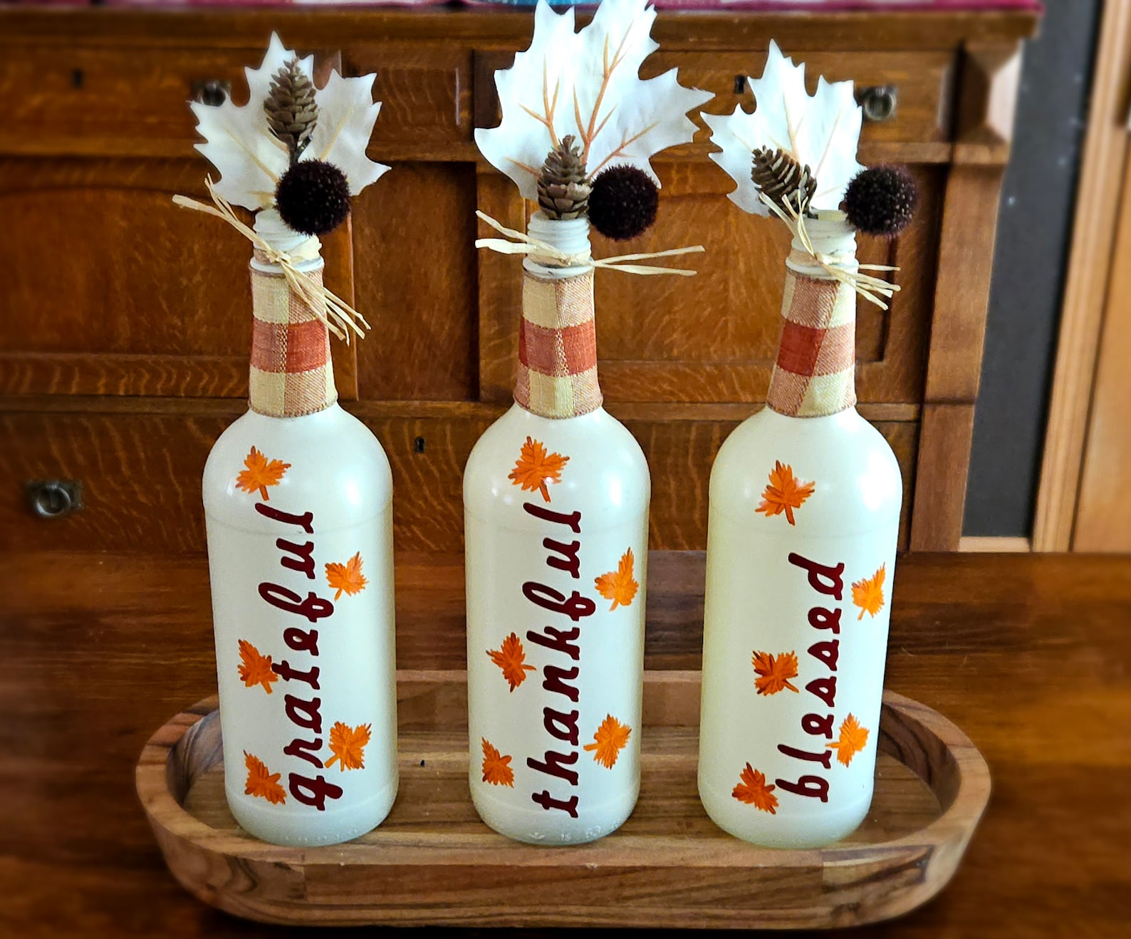 Grateful, Thankful, Blessed Centerpiece - Etsy