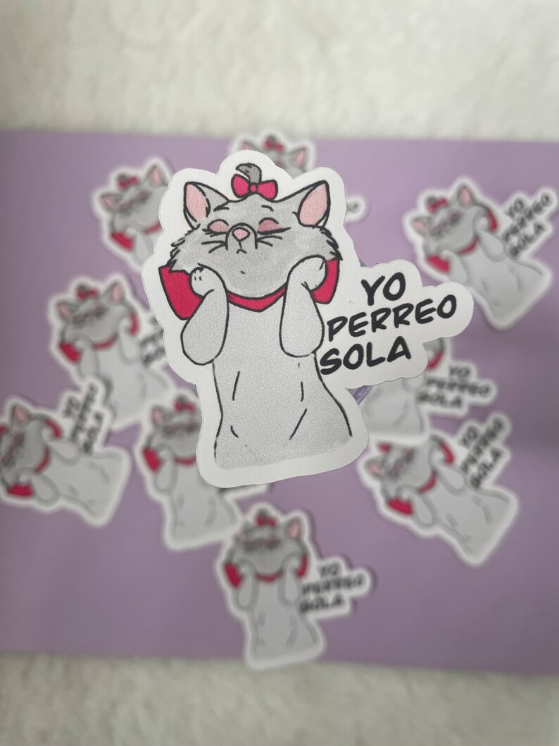 Aristocats "yo Perreo Sola" Sticker - Etsy