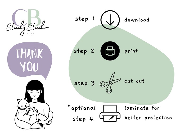 Printable Korean Flashcards Set of Over 200 Language Learning 한국어 Learn ...