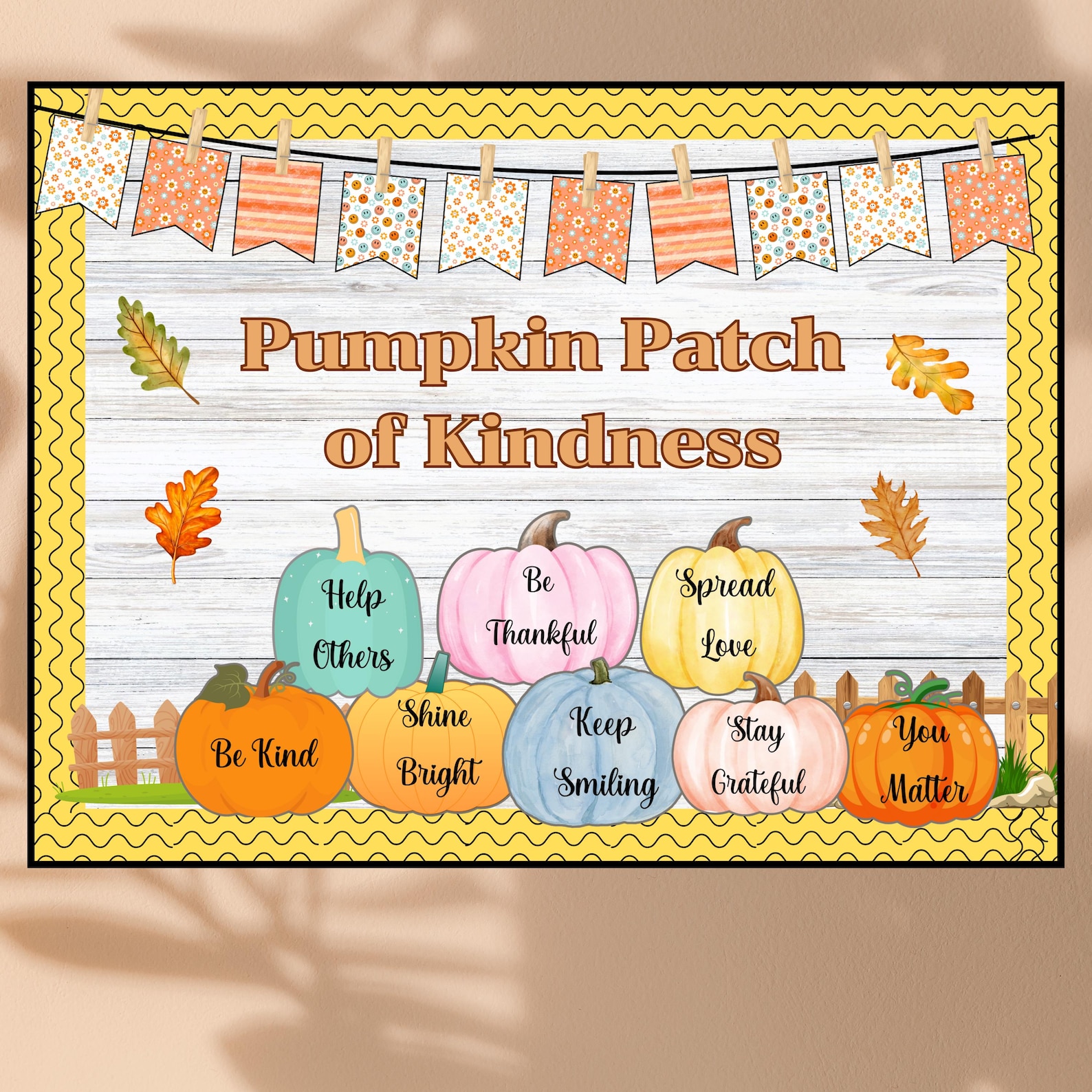 Fall Classroom Decor – Self-care Bulletin Board – Printable Positive ...