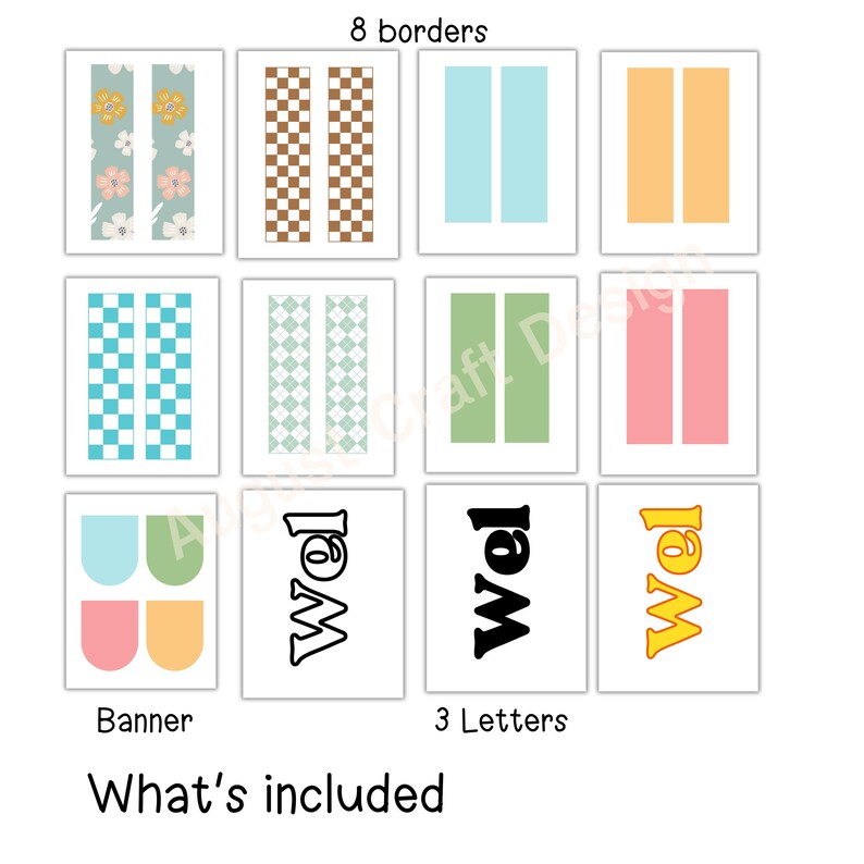 Back to School Bulletin Board Kit or Classroom Door Decor, Easy and ...