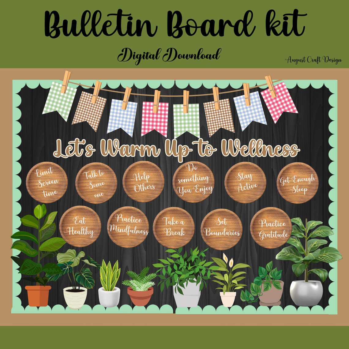 Winter Mental Health Bulletin Board/classroom Mental Health Decor ...