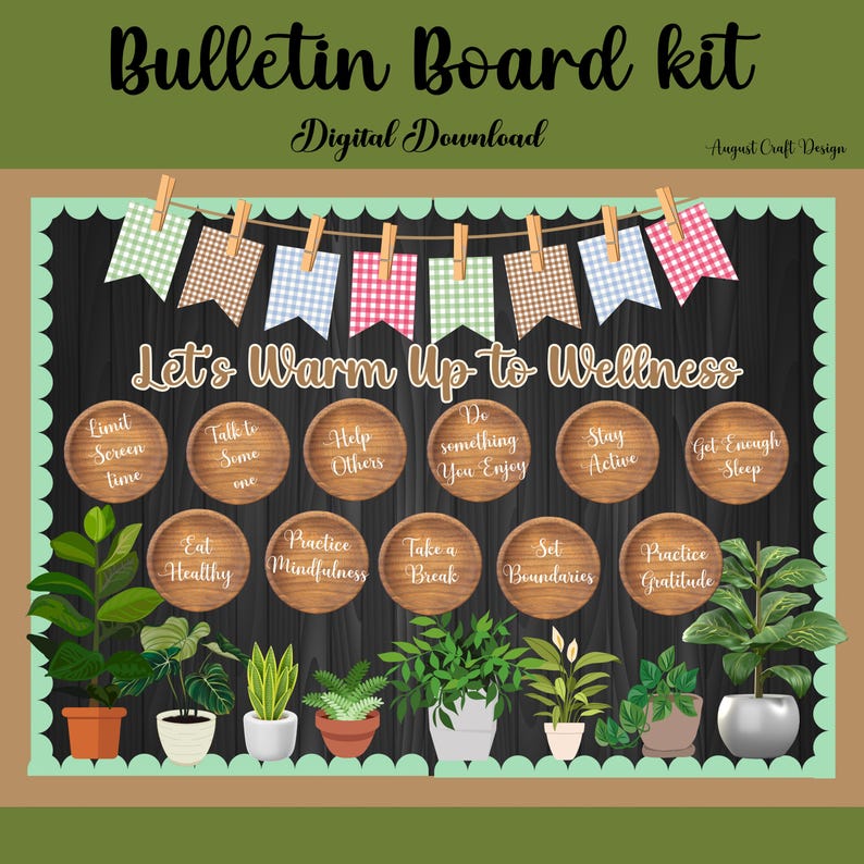 Winter Mental Health Bulletin Board/classroom Mental Health Decor ...