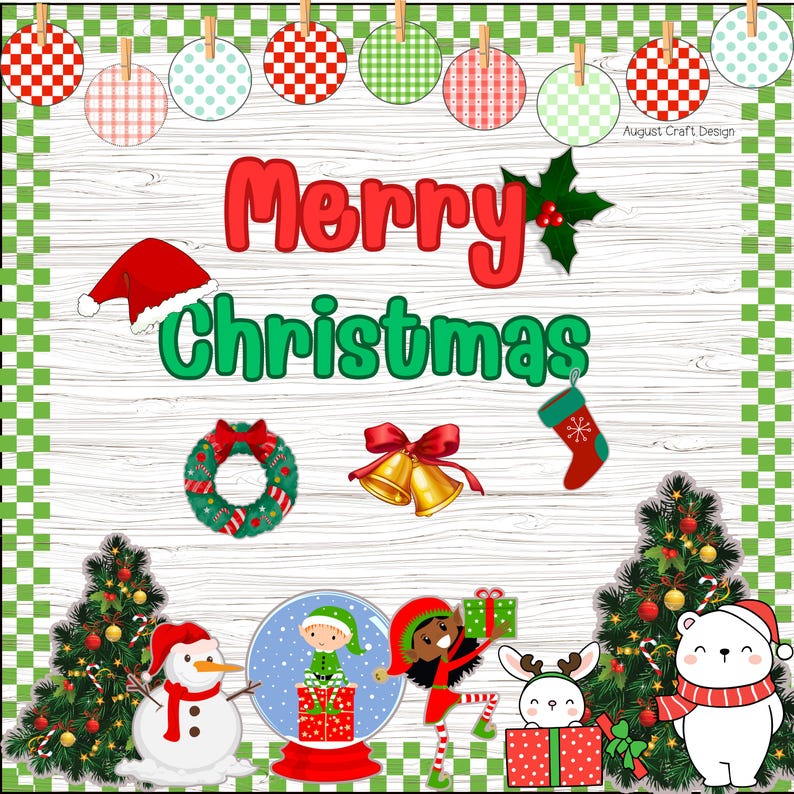 Christmas Bulletin Board Ideas/ December Theme/ Christmas Classroom ...