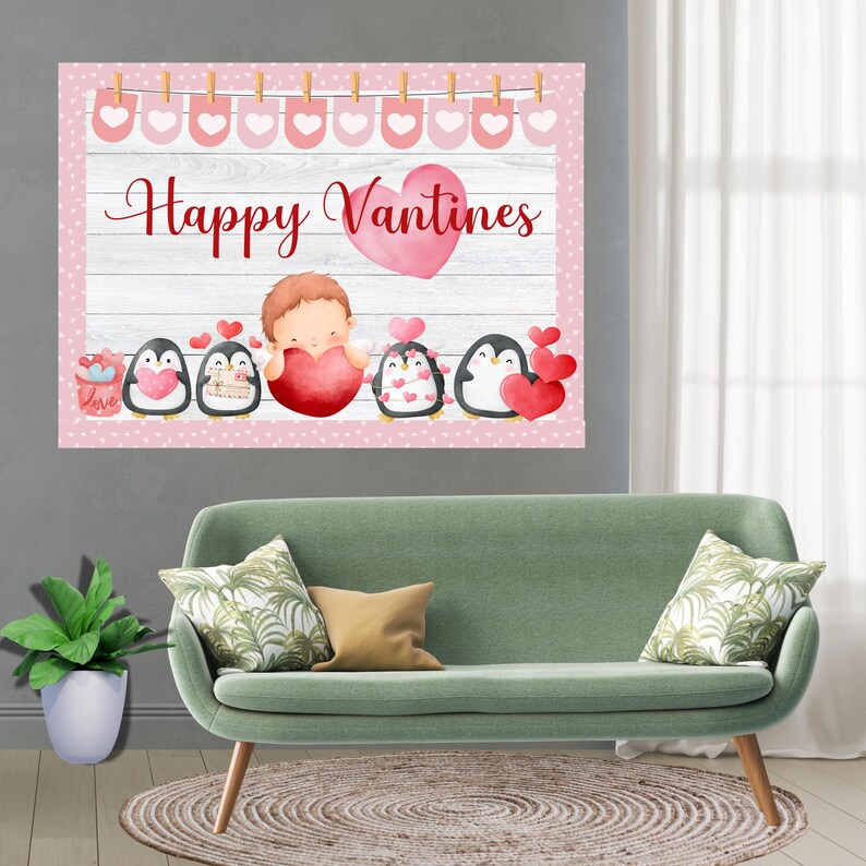 Valentines Bulletin Board Kit Printable Classroom Decoration. - Etsy