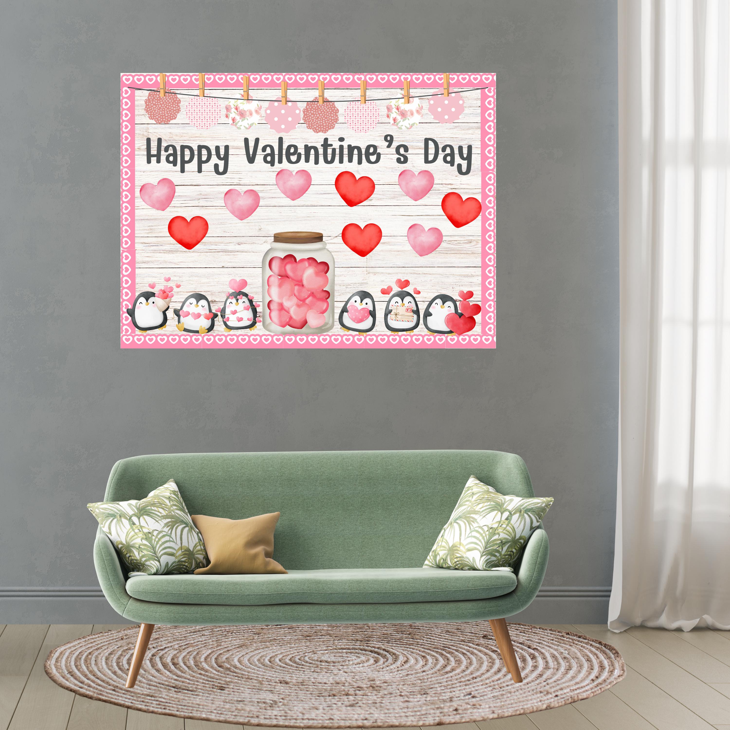 Valentine's Bulletin Board: February Classroom Decor (PDF) - Etsy