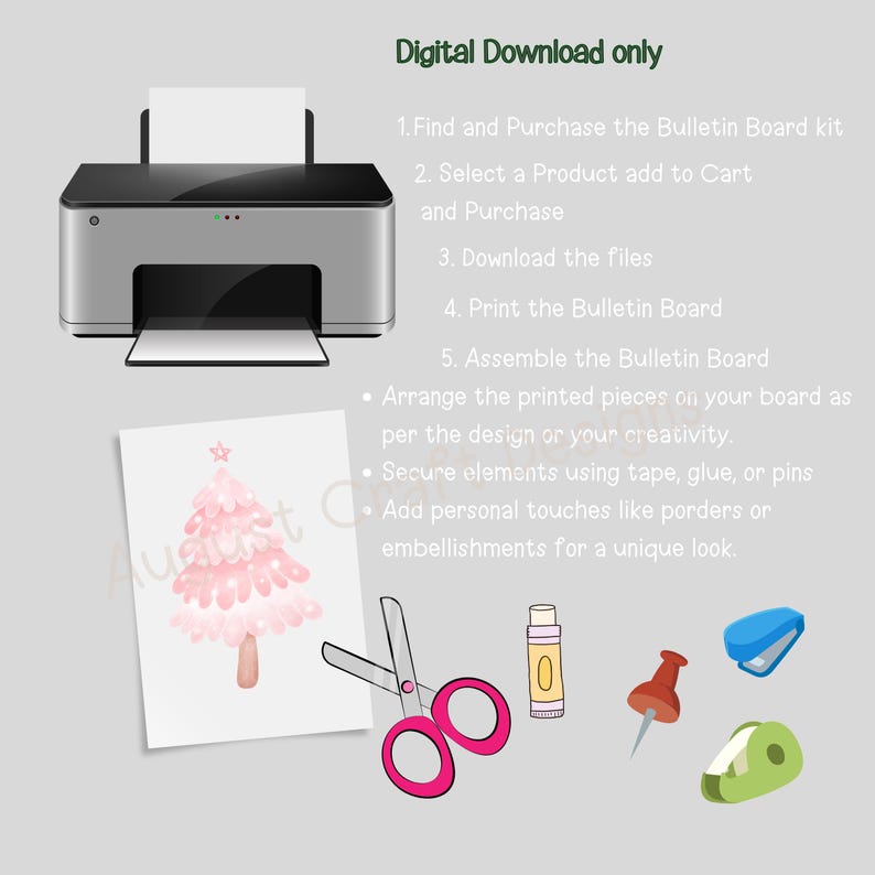 Winter Classroom Bulletin Board Kit/ Printable Snow Theme Decoration ...