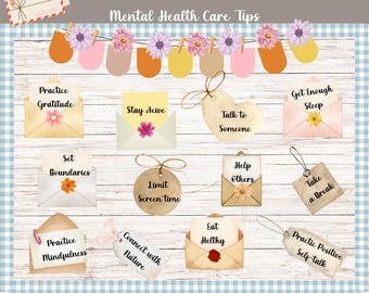 Winter Mental Health Bulletin Board/classroom Mental Health Decor ...