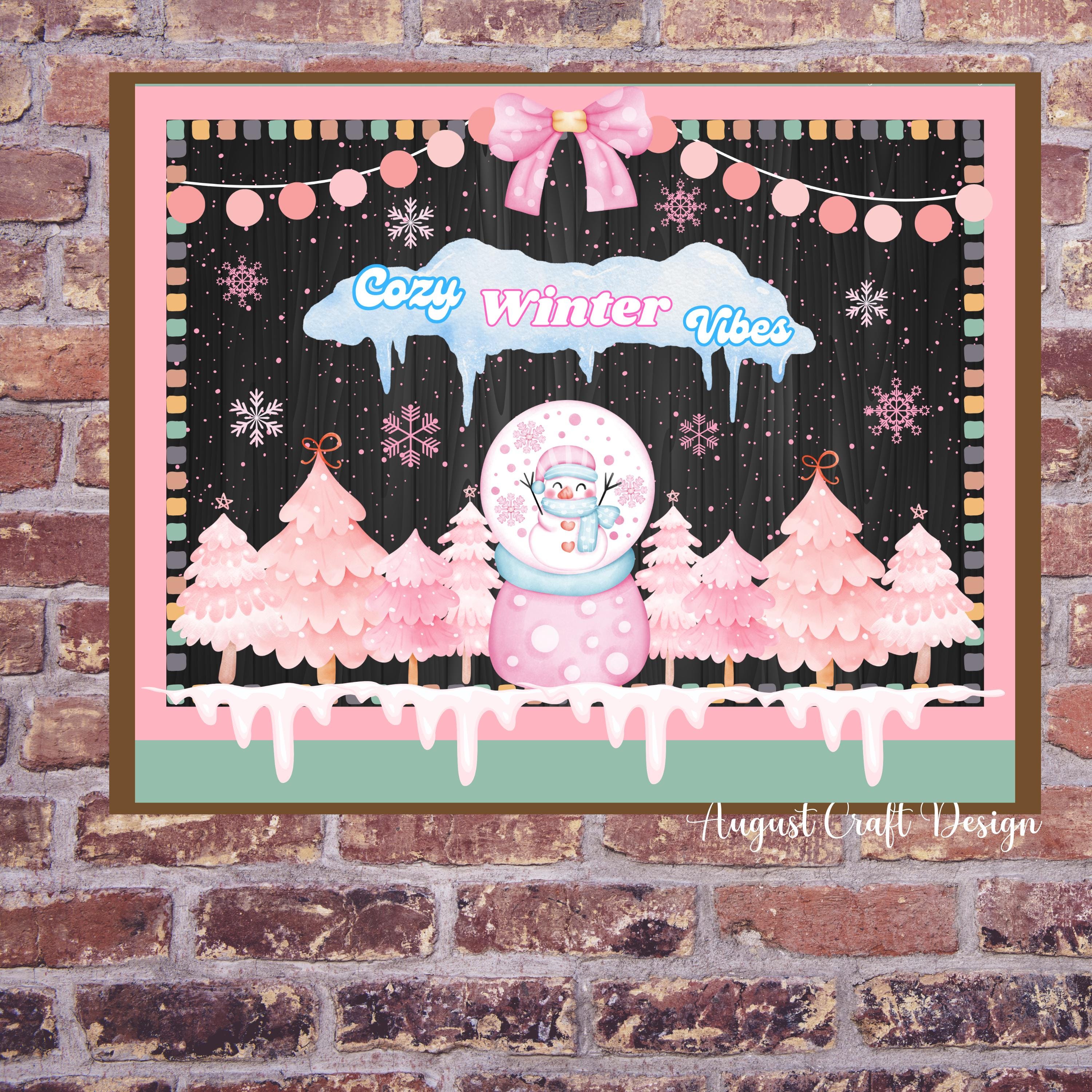 Winter Classroom Bulletin Board Kit: Snow Theme Decor (PDF) - Etsy