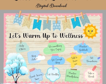 Winter Mental Health Bulletin Board/classroom Mental Health Decor ...