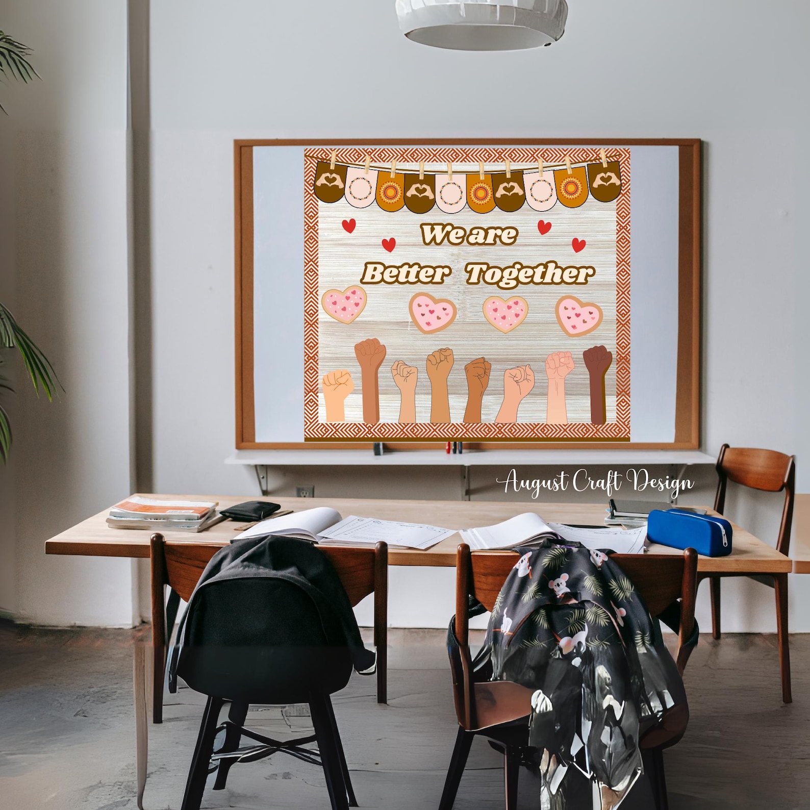 We Are Better Together Bulletin Board | Black History Month Classroom ...