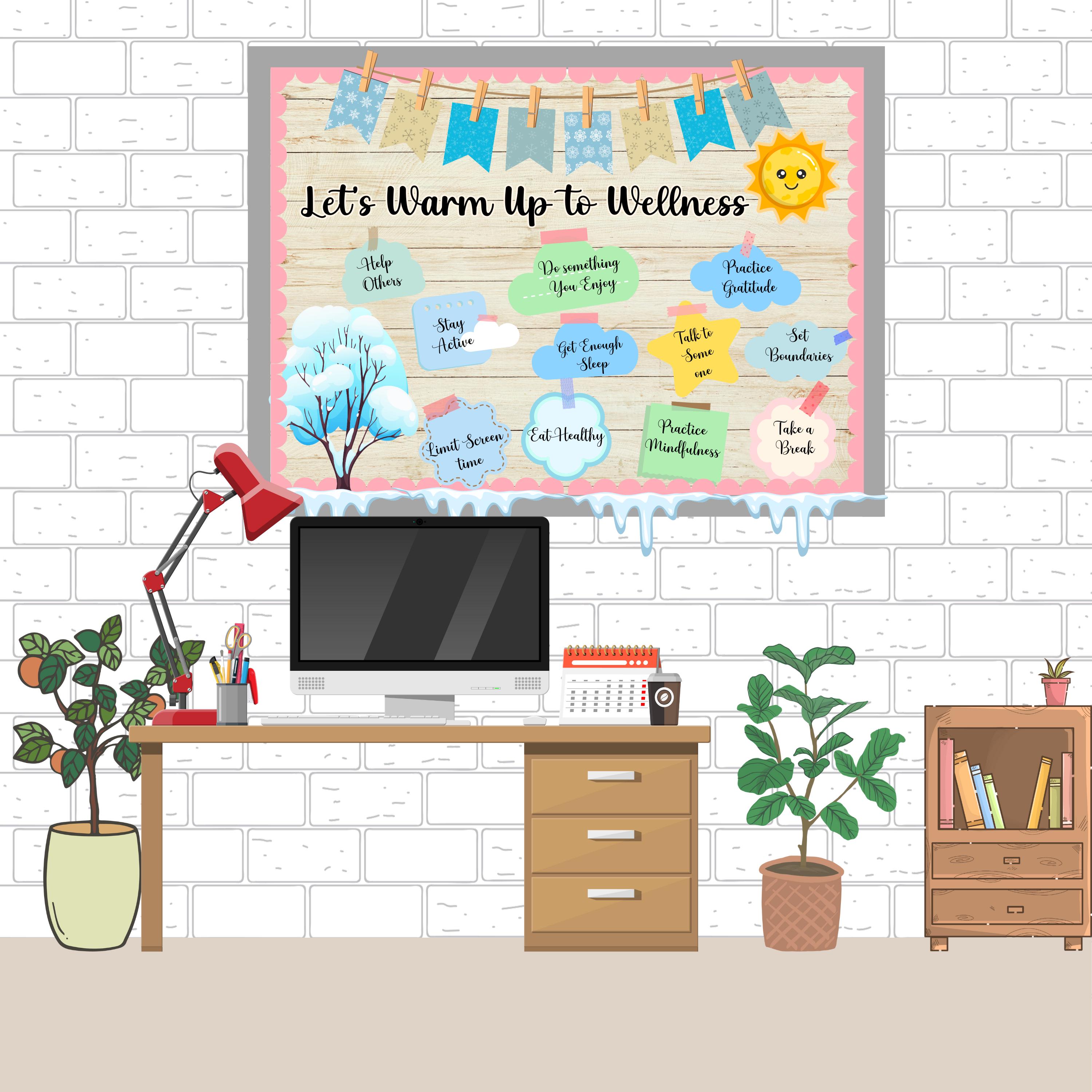 Winter Mental Health Bulletin Board/classroom Mental Health Decor ...